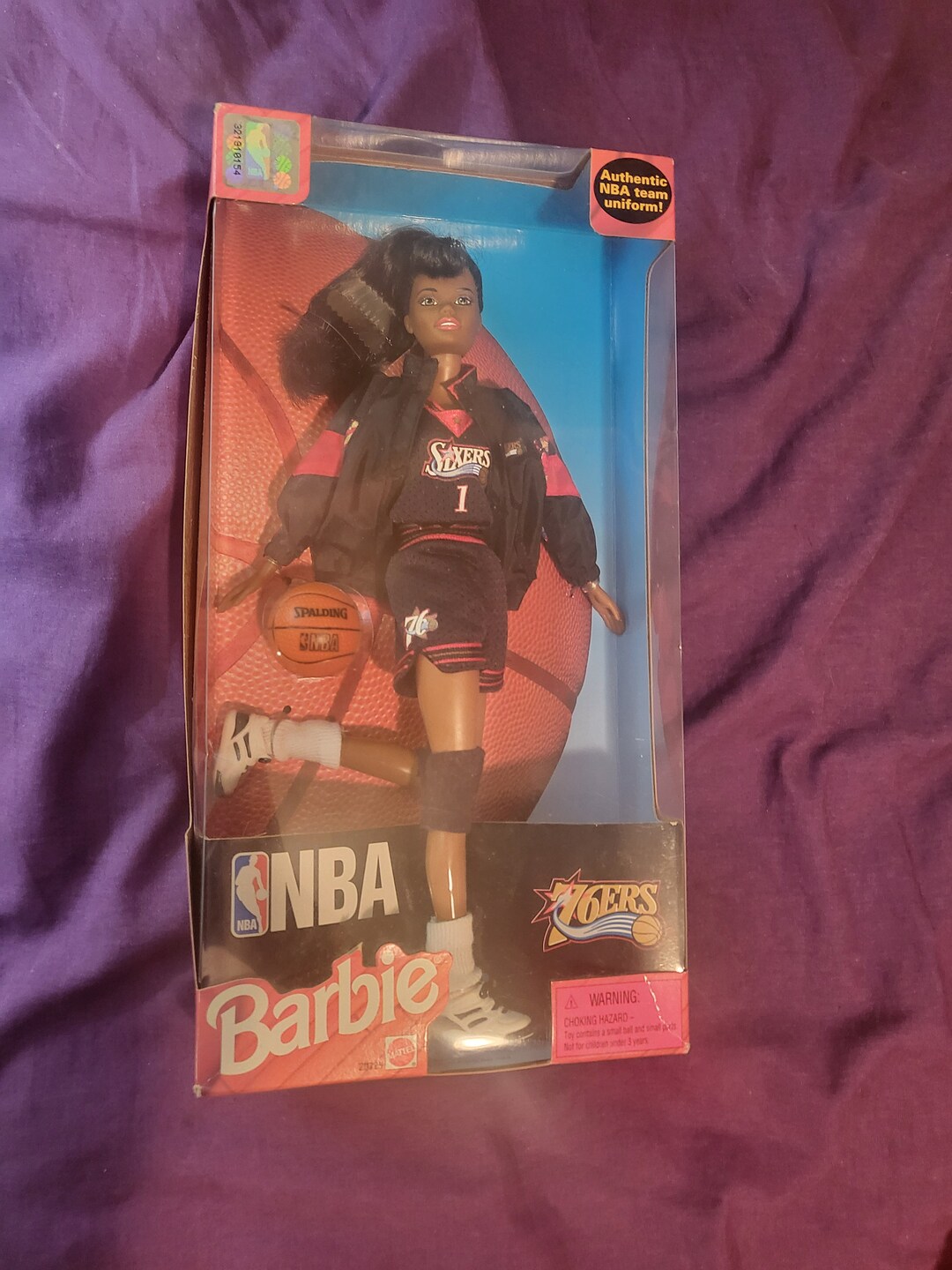 Rare NBA Barbie Philadelphia 76ers African American 1998 - Etsy