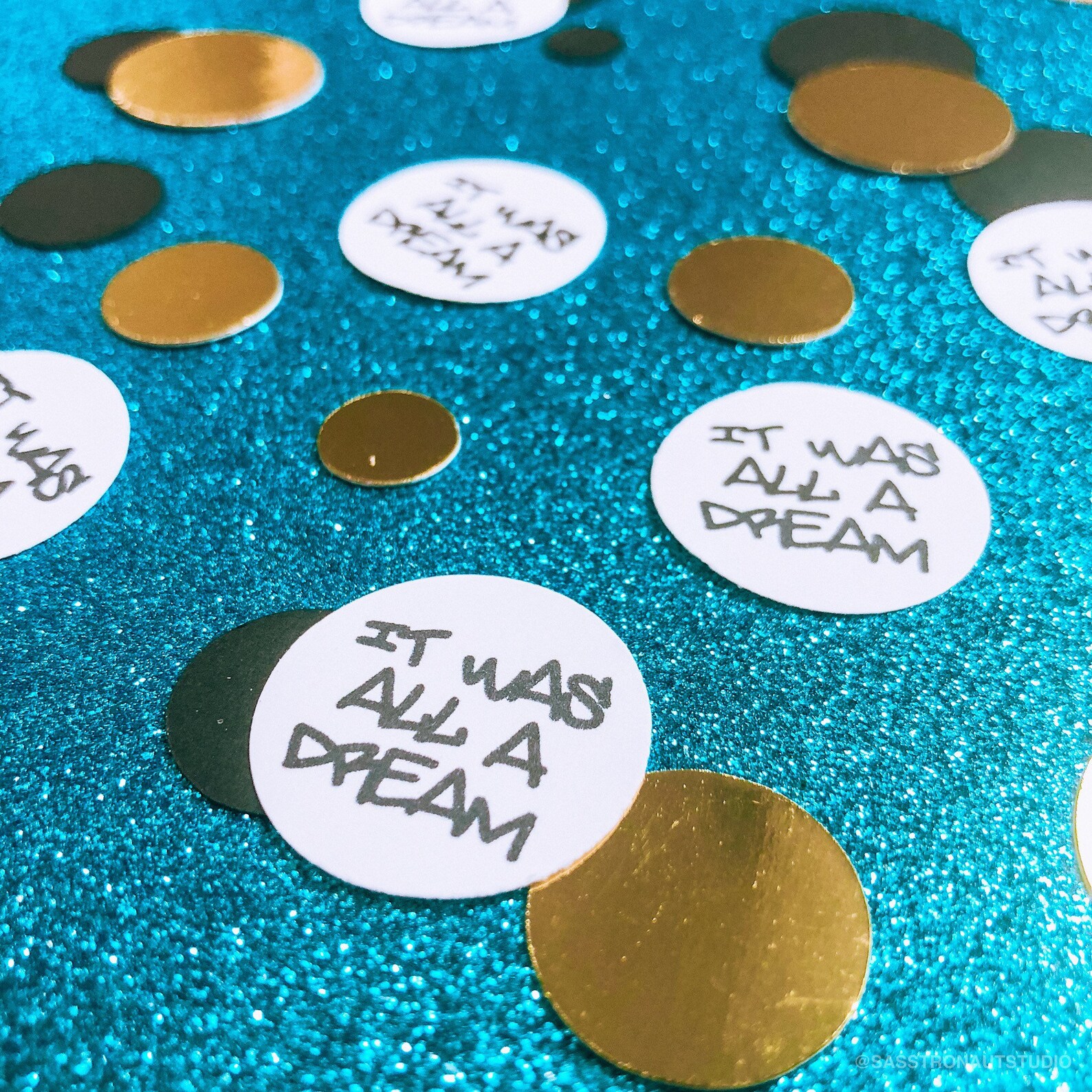 It Was All A Dream Confetti! Glitter Confetti, Party Decor, Hip Hop ...