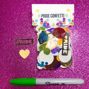 Pride Confetti! Glitter Rainbow, Party Decor, Pride, LGBTQ, Pride Month ...