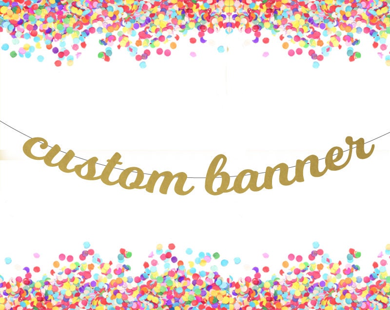 CUSTOM BANNER Party Banner Party Announcement Engagement - Etsy