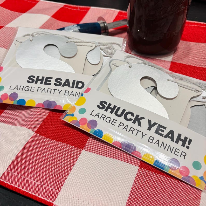 She Said Shuck Yeah! - Banner Oyster Roast, Engagement Party, Low ...