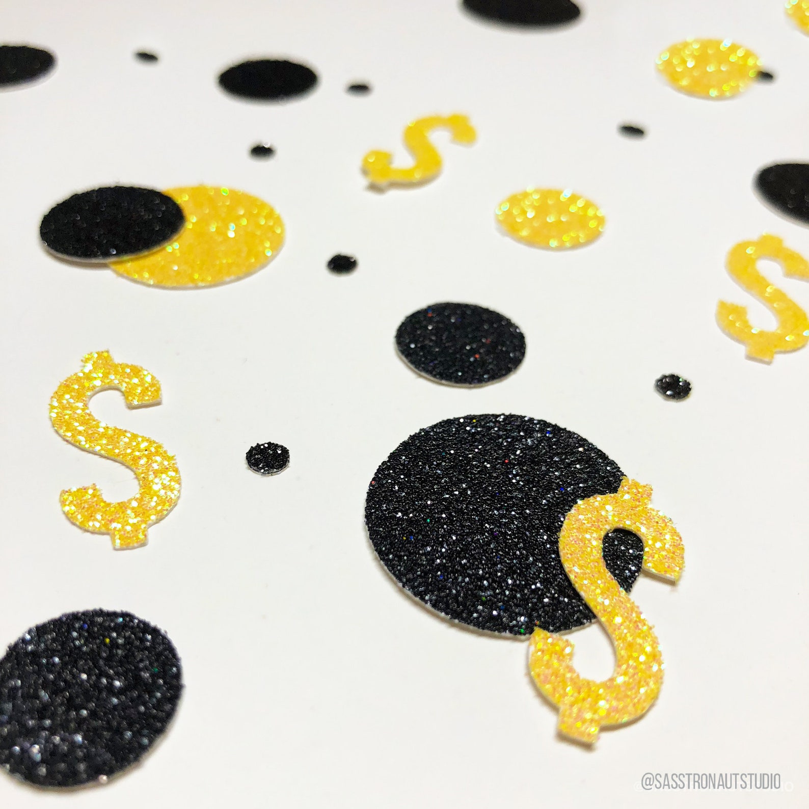 Dollar Sign Confetti! Rose Family Inspired Confetti! - Creek Birthday ...