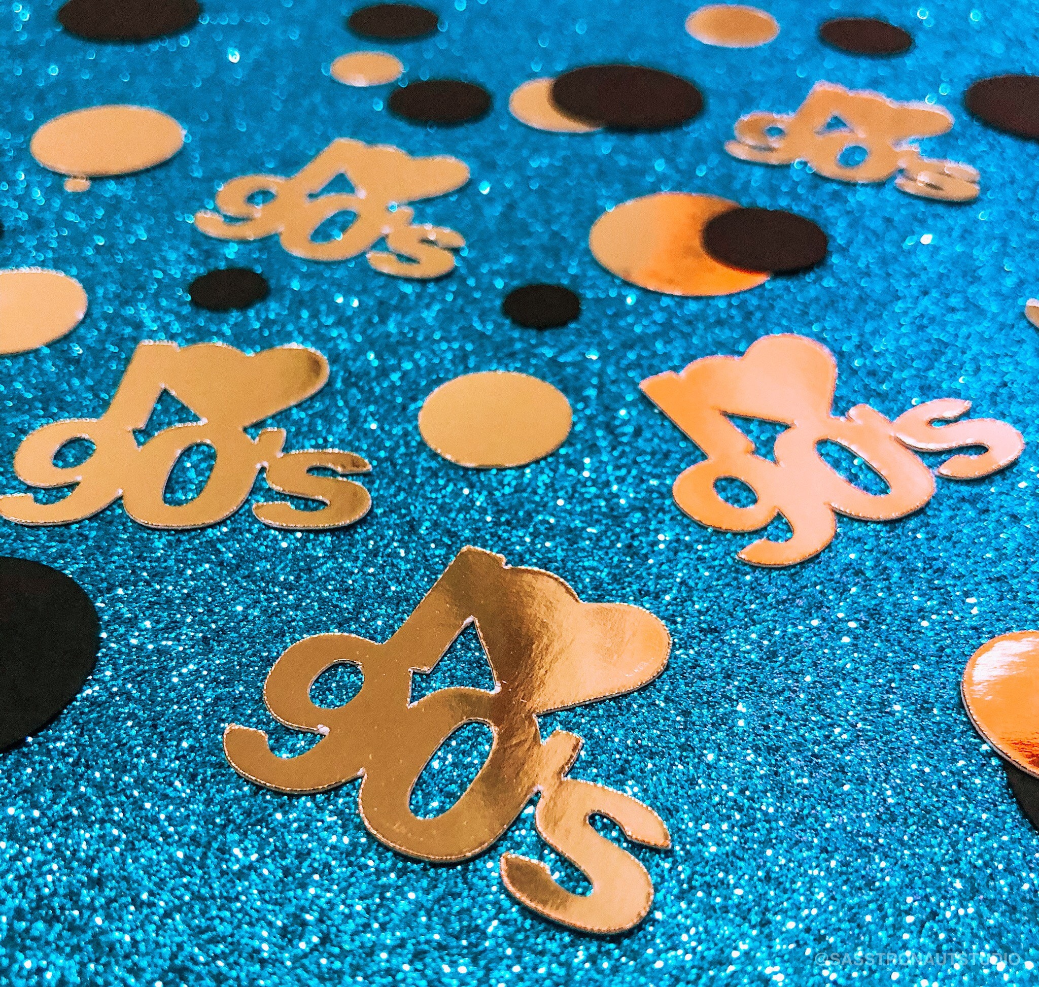 90s Confetti Glitter Confetti Party Decor 90's Party - Etsy
