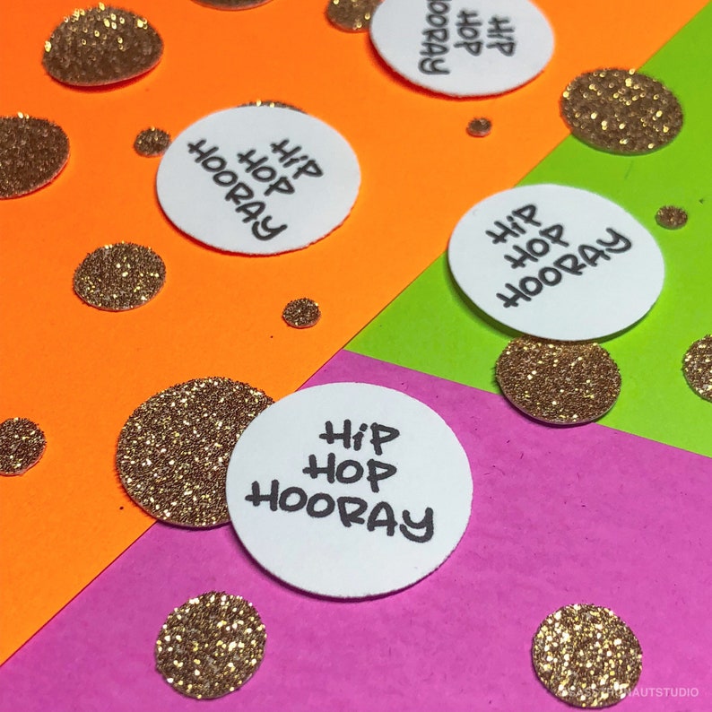 Hip Hop Hooray Confetti! Glitter Confetti, Party Decor, Hip Hop Party ...