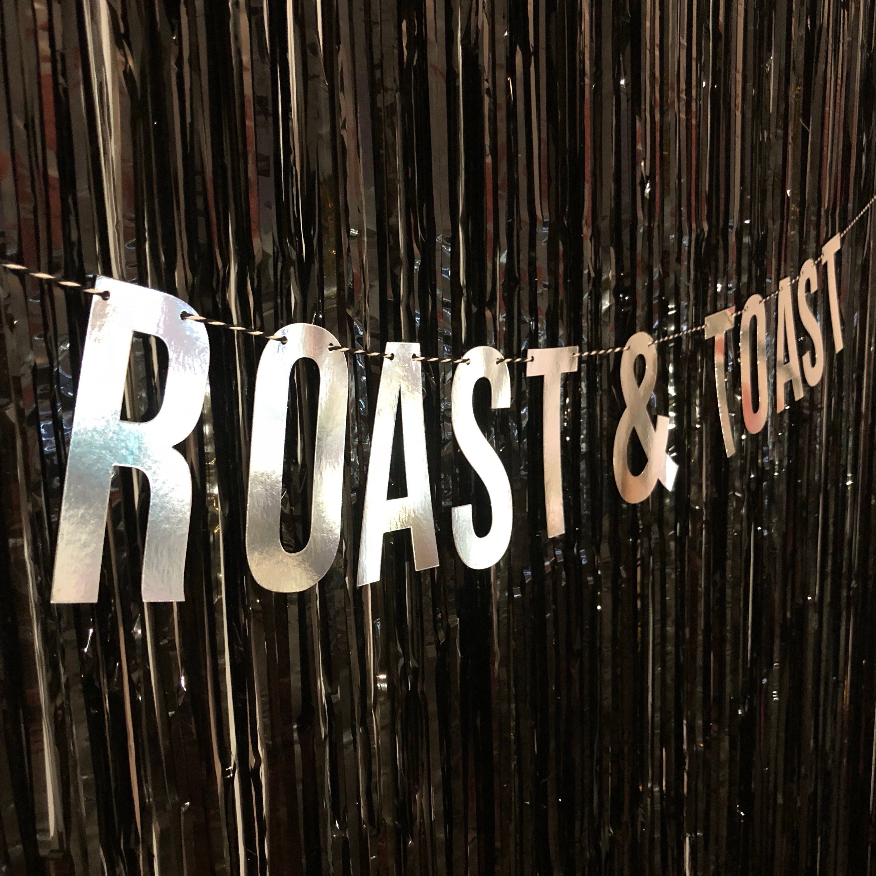 ROAST & TOAST Banner Oyster Roast Engagement Party Low | Etsy