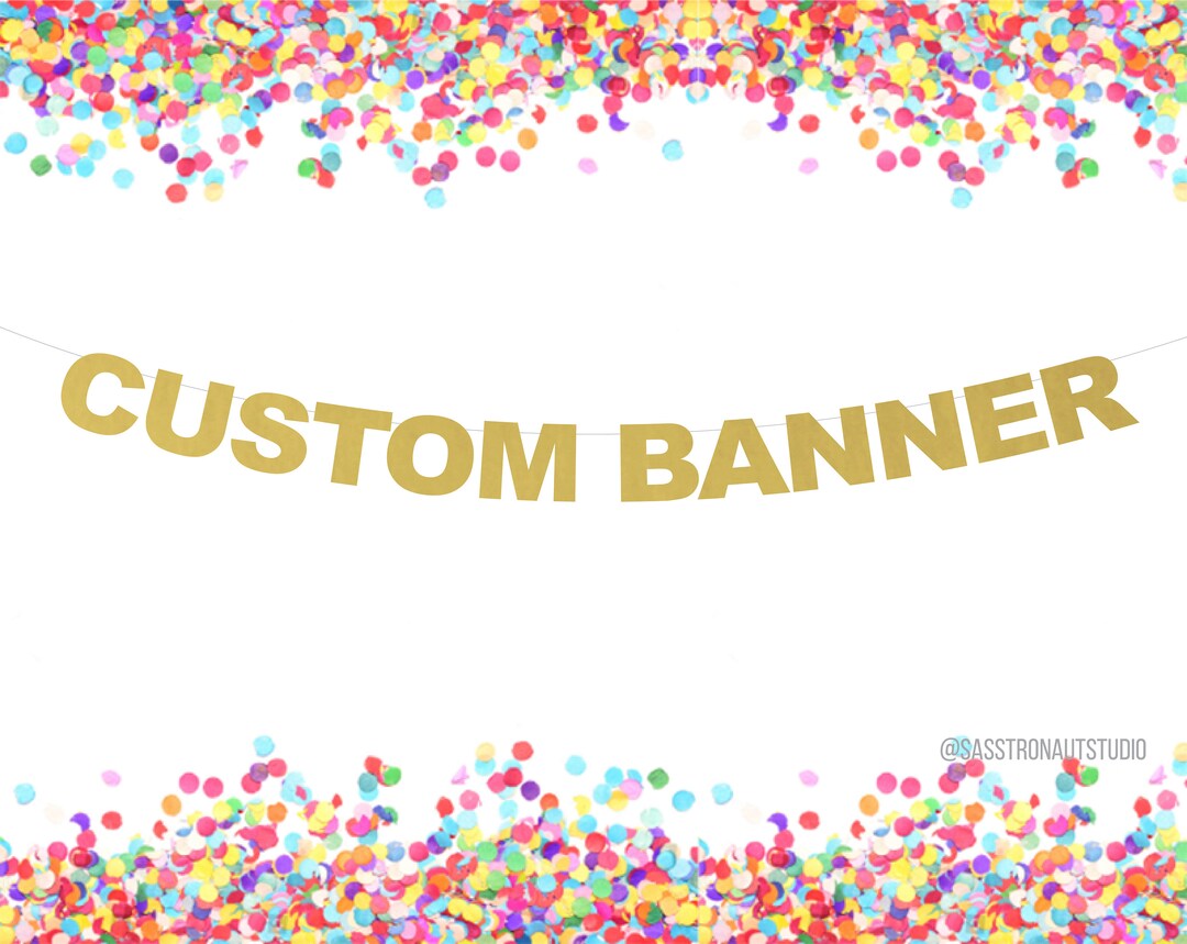 CUSTOM BANNER! Banner, Party, Announcement, Engagement, Weddings ...