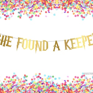 She Found A Keeper - Banner! Wizard Banner, Party Decor, Halloween ...