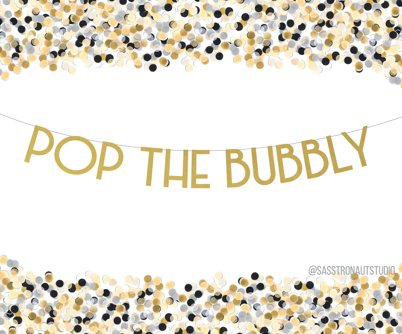 Pop the Bubbly - Banner! NYE Party Banner, Gatsby Decor, Flapper Party ...