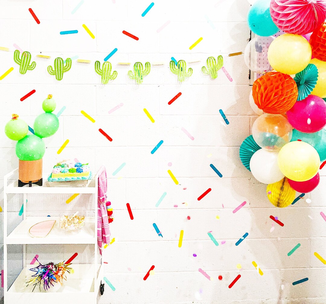 Cactus Glitter Banner Adios Party Fiesta Party Decor - Etsy