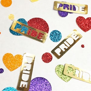 Pride Confetti! Glitter Rainbow, Party Decor, Pride, LGBTQ, Pride Month ...