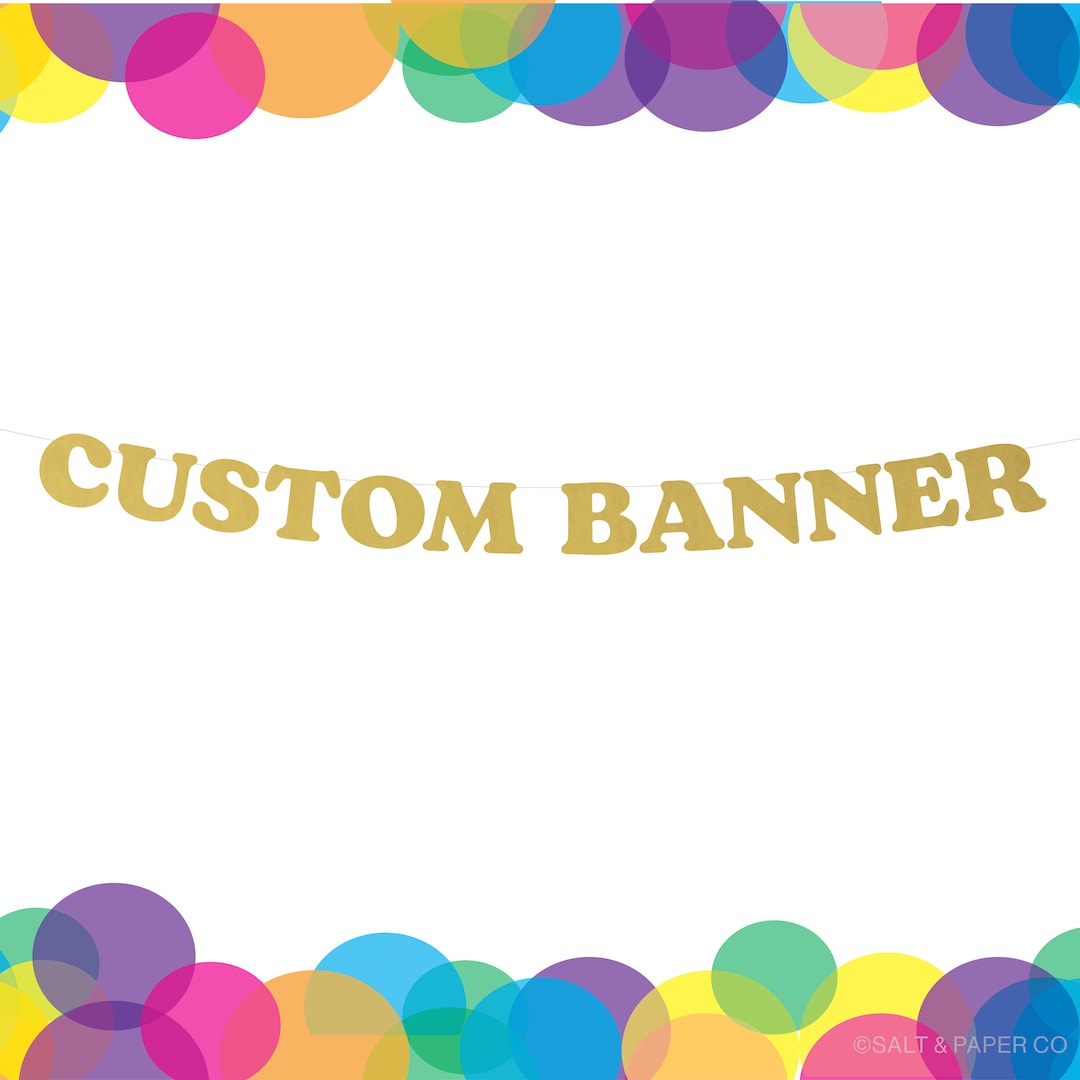 CUSTOM BANNER! Banner, Party, Announcement, Engagement, Weddings ...