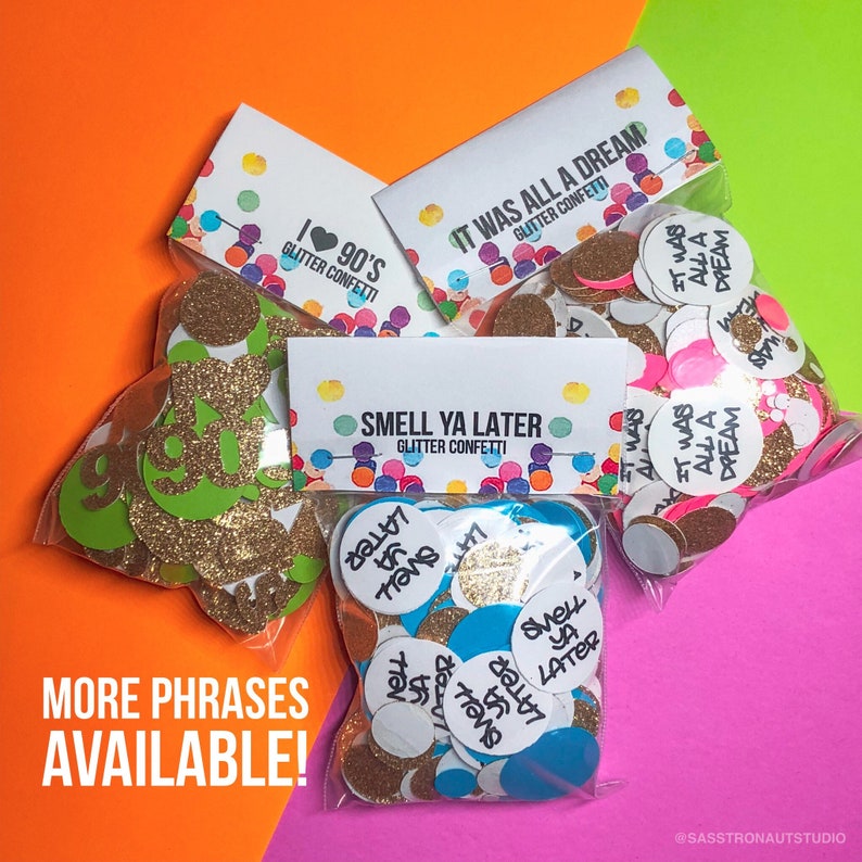 Hip Hop Hooray Confetti! Glitter Confetti, Party Decor, Hip Hop Party ...