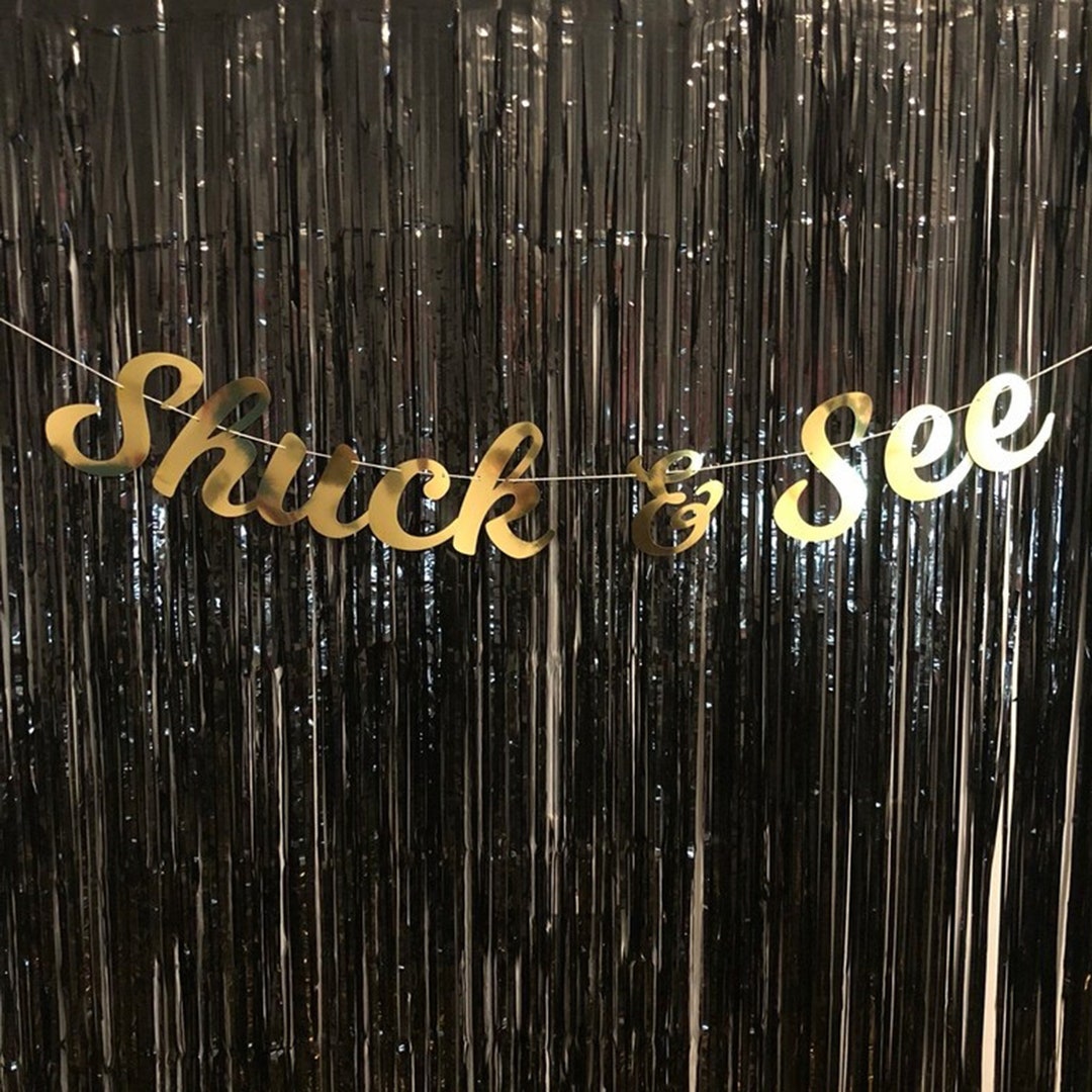 SHUCK & SEE - Banner! Oyster Roast, Baby Shower, Low Country Party ...