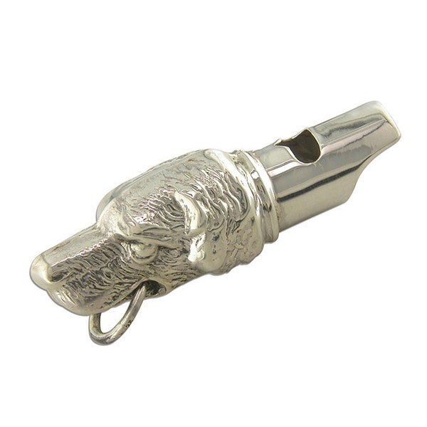 Silver Dog Whistle - Etsy