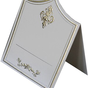 Silver Place Cards, Elegance Design - PACK OF 20 - Etsy