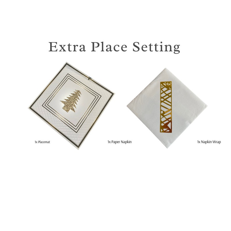 Extra Place Setting anni Xmas Design - Etsy