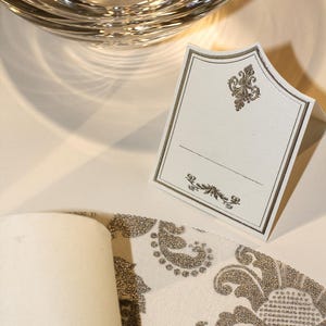 Silver Place Cards, Elegance Design - PACK OF 20 - Etsy