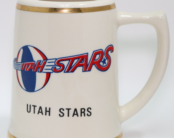Utah Stars Stein RARE Utah Stars Full Size Mug Stein ABA - Etsy