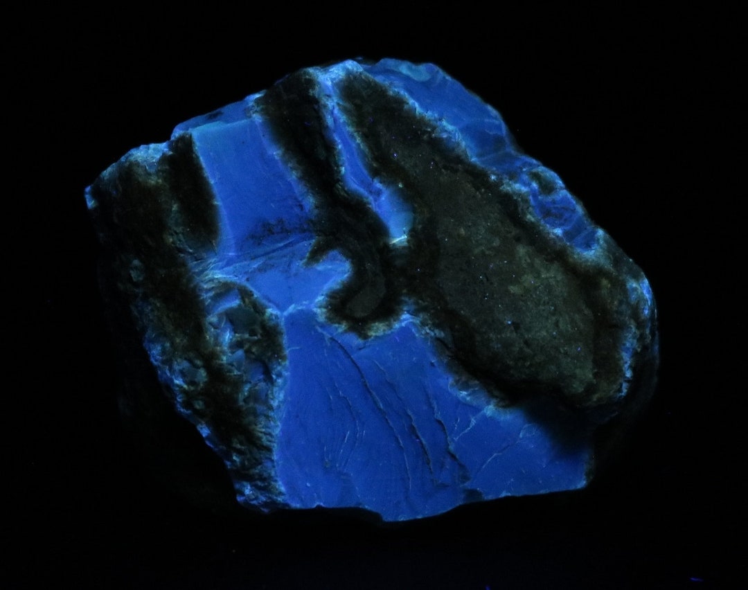 Indonesian Blue Amber West Java Indonesia UV Fluorescent COA 6143 - Etsy