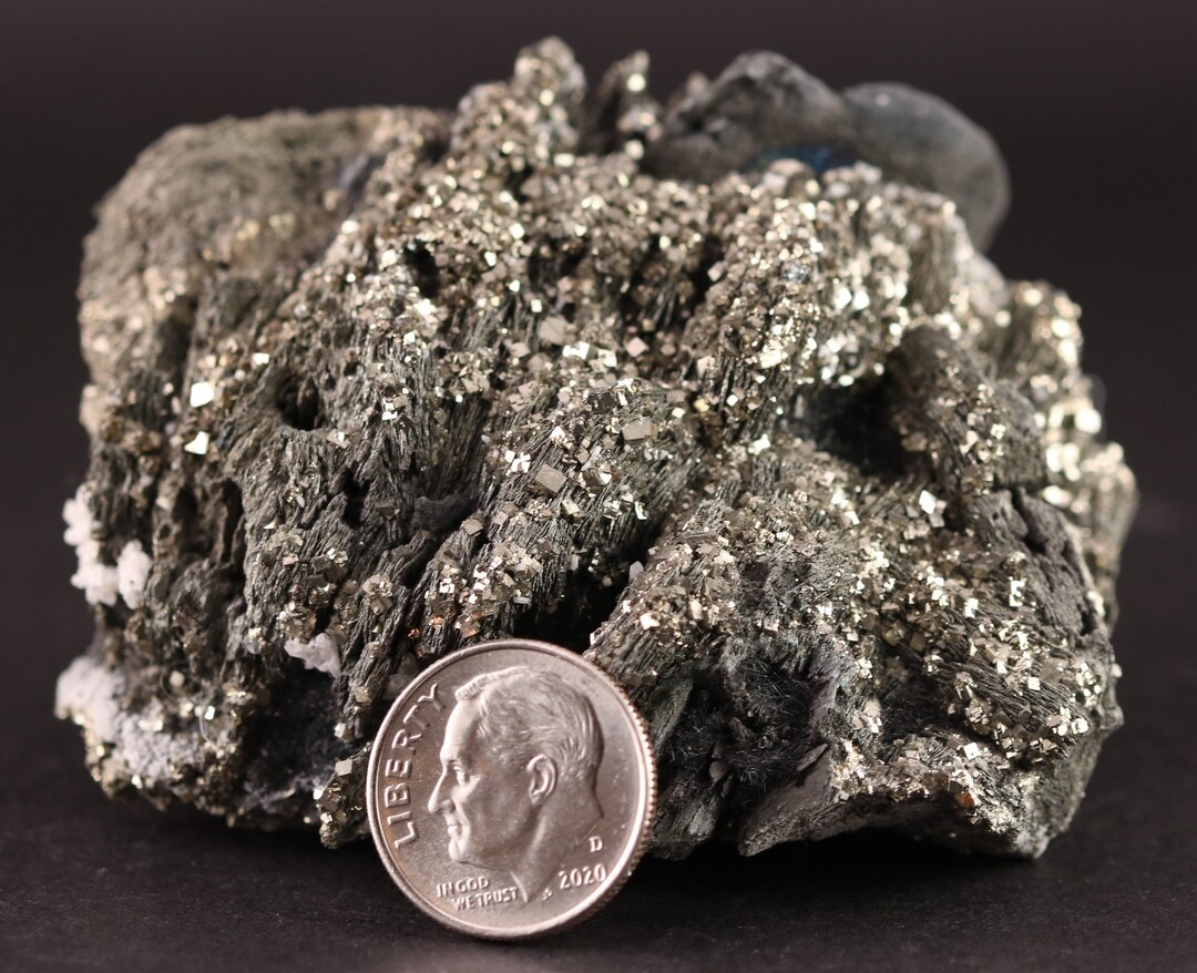 Sparkly Pyrite Ps. After Pyrrhotite With Sphalerite Racracancha Mine ...