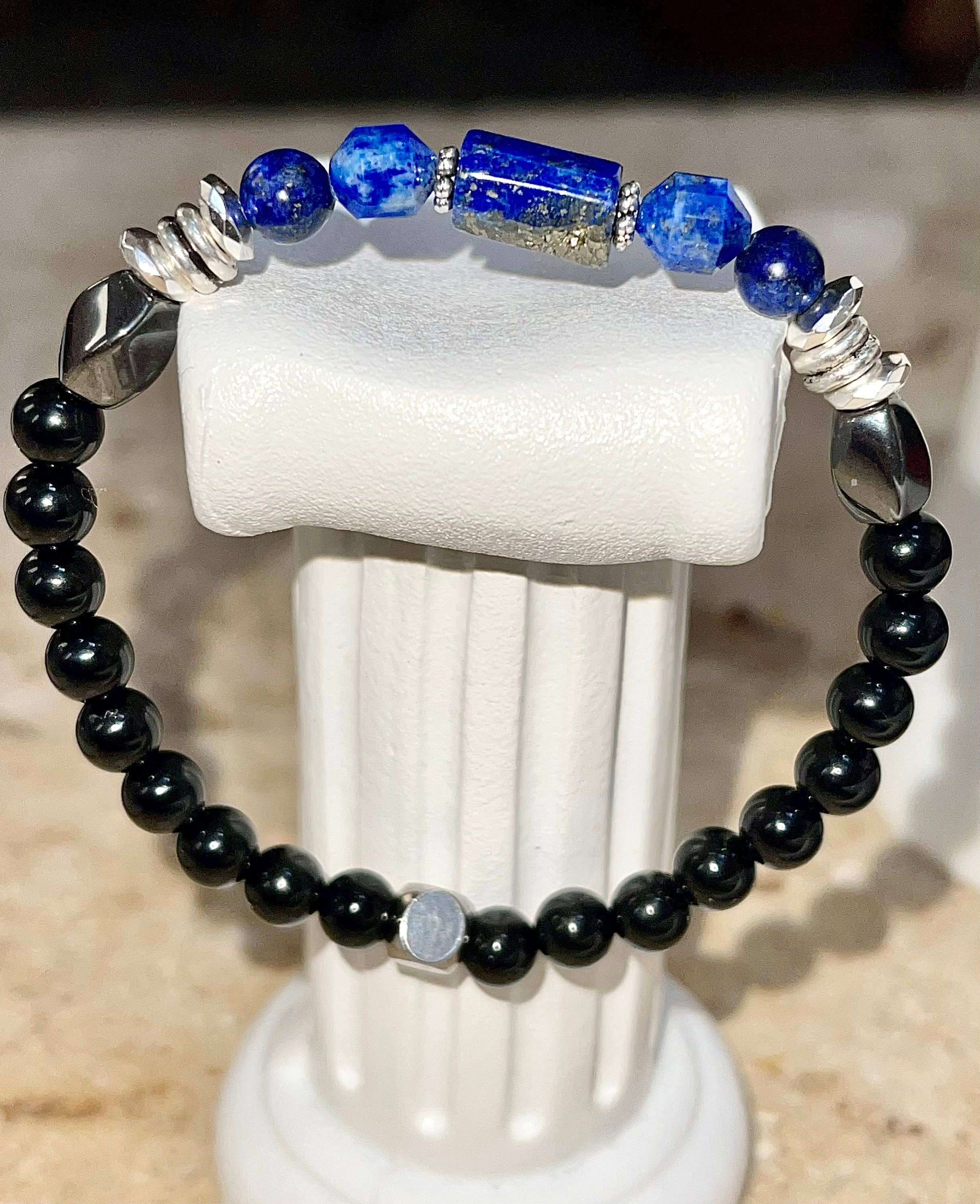 Onyx Crystal Bracelet - Etsy