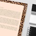 Printable Writing Paper Decorative Writing Paper Cheetah Stationery ...