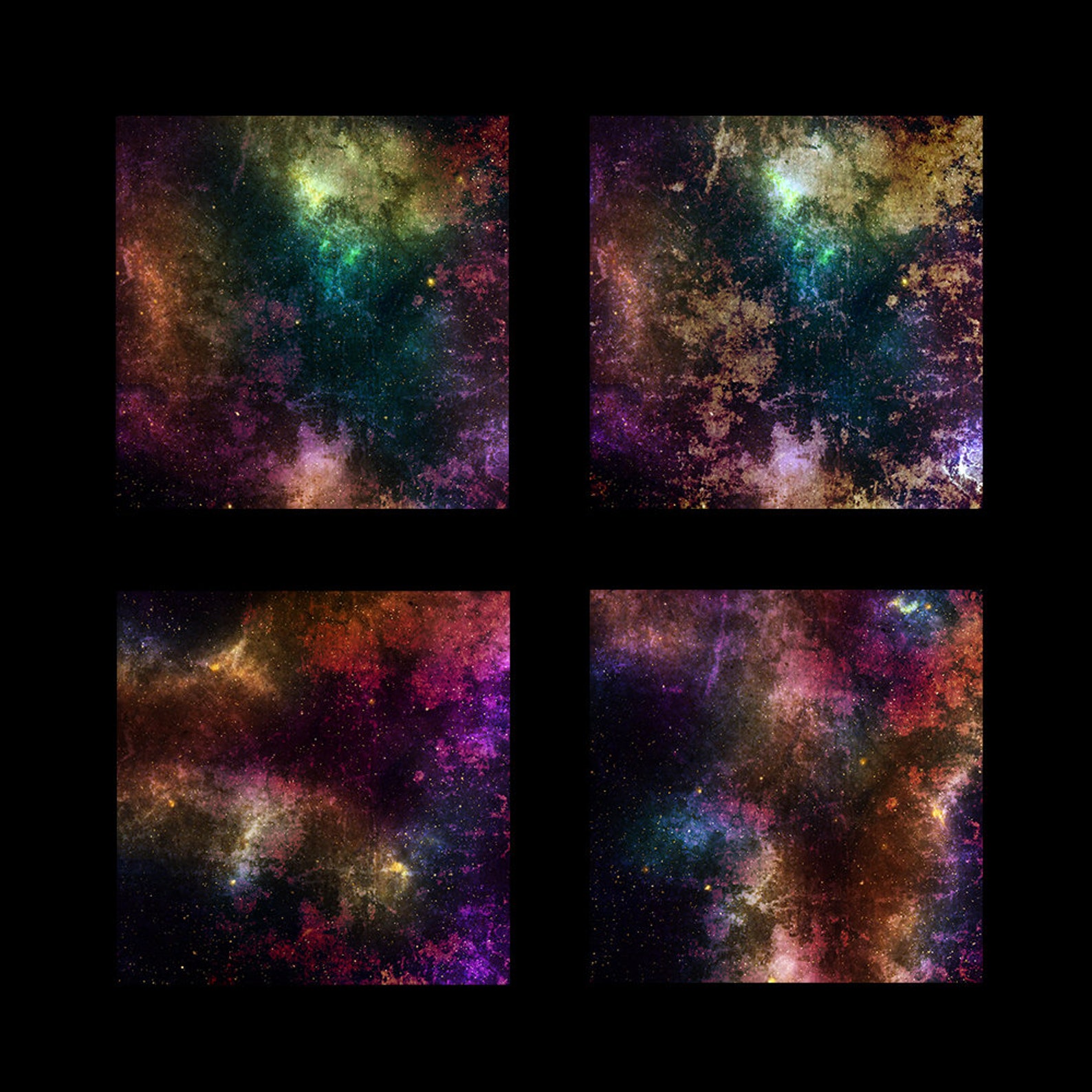 Galaxy Dust Digital Scrapbook Textures, Grungy Space Digital Papers, 12 ...