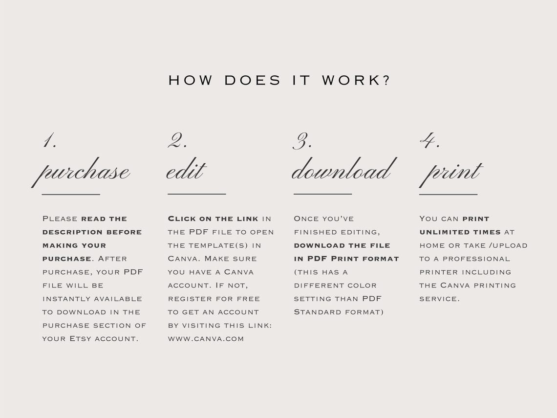 Thank You Card Template for Canva: Chic, Elegant Business Thank You Cards, Customer Thank You ...