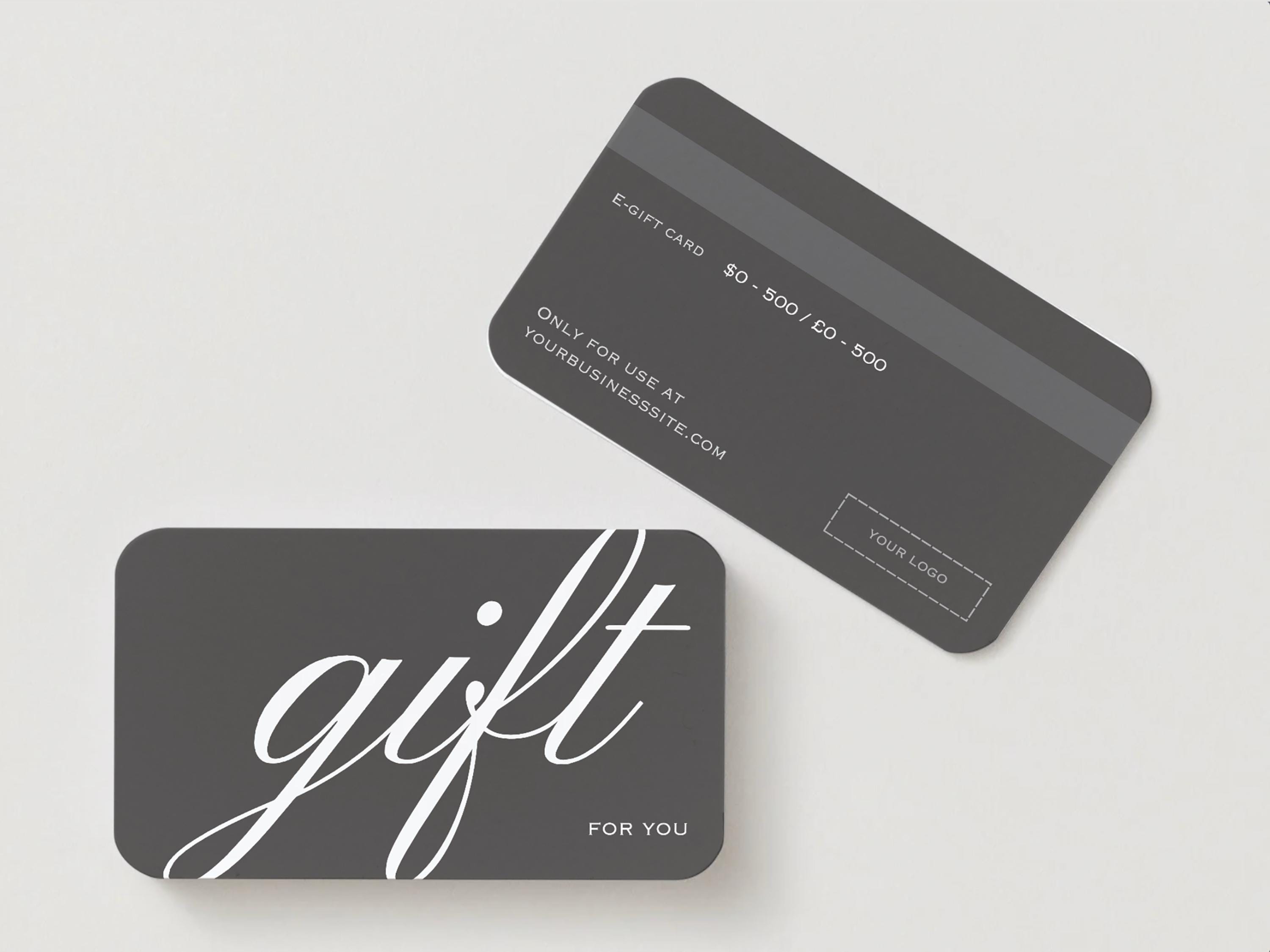 Digital Gift Card Template for Canva | Customizable E-gift Voucher ...