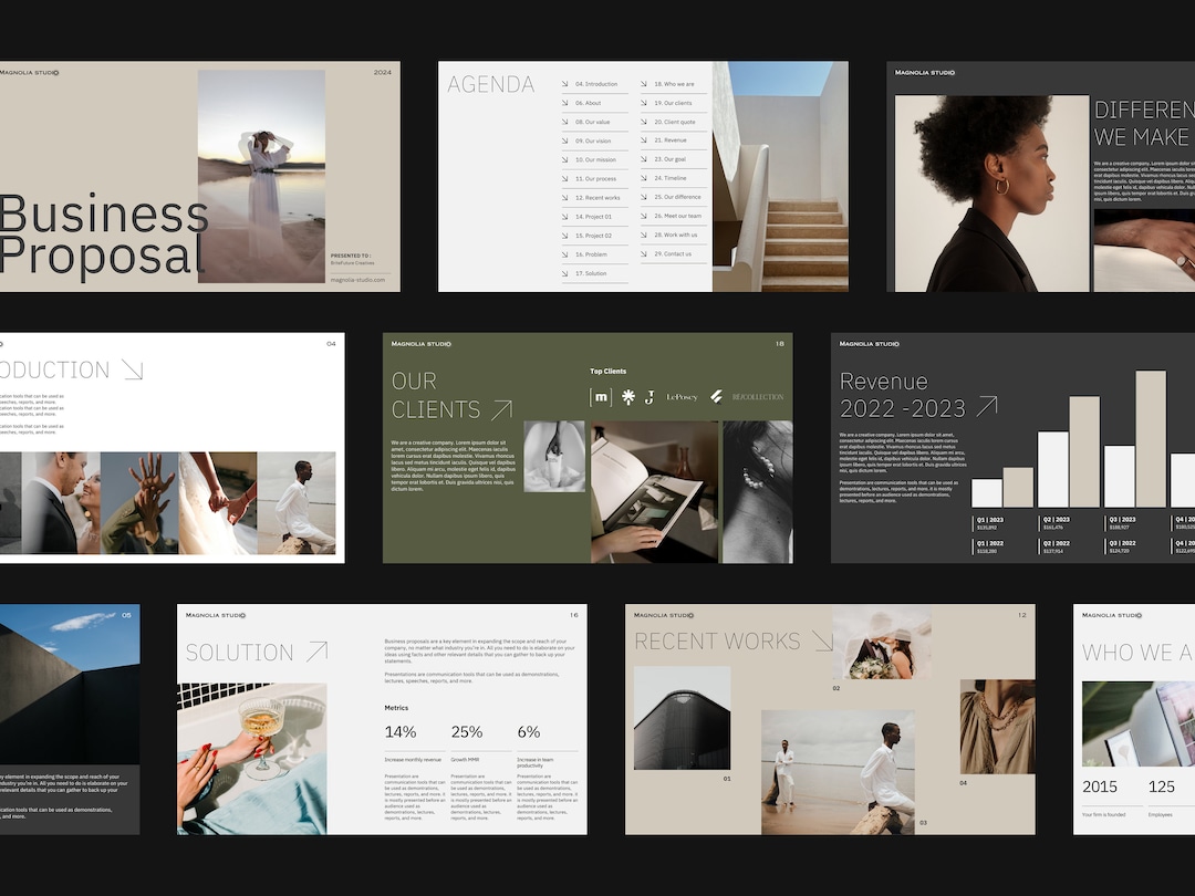 Business Proposal Template for Canva | Project Proposal Presentation ...