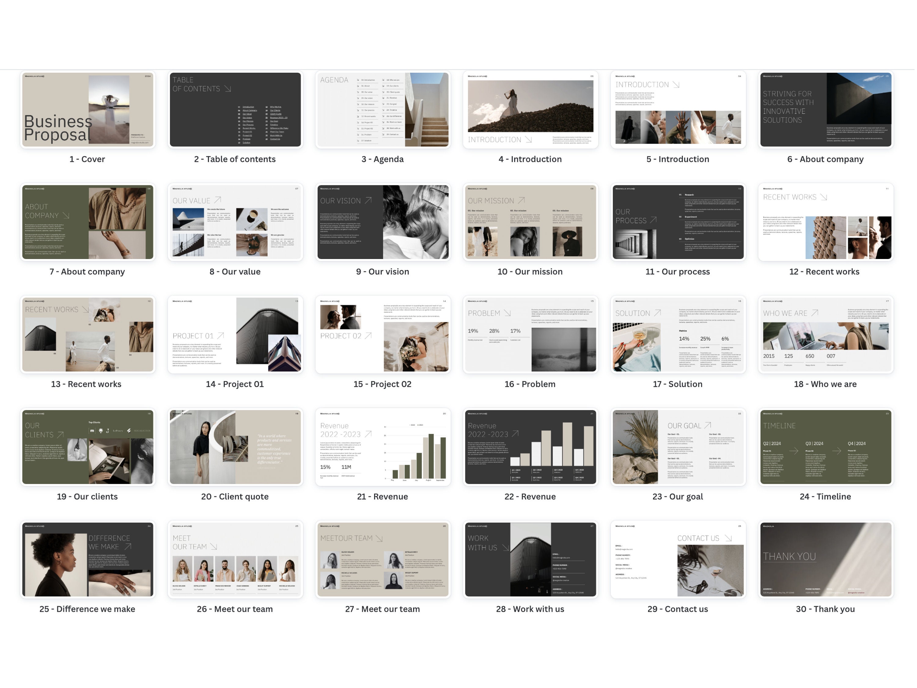 Business Proposal Template for Canva | Project Proposal Presentation ...