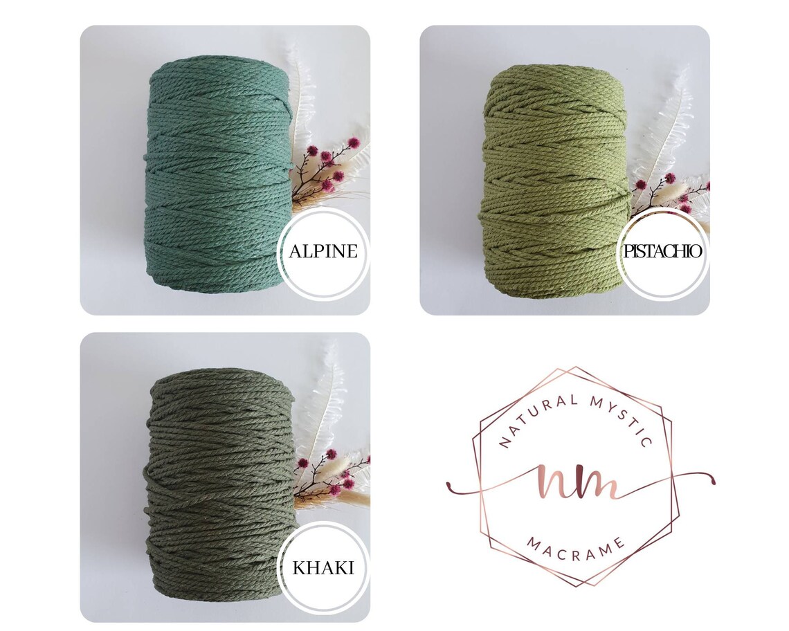 Macrame Cord BULK BUY 5 rolls 30 colours available | Etsy