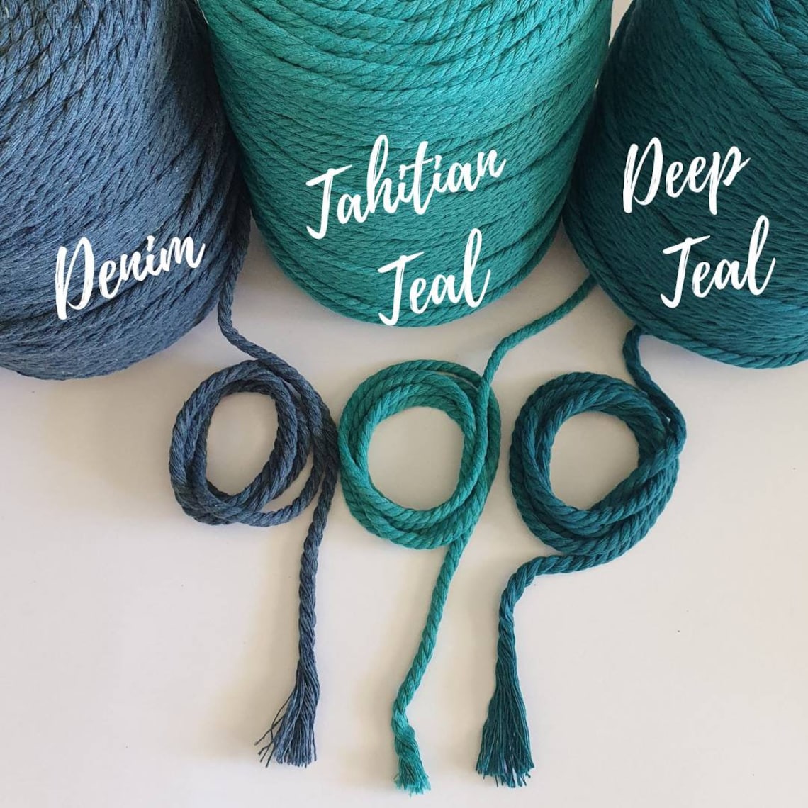 Macrame Cord BULK BUY 5 Rolls 30 Colours Available - Etsy Australia