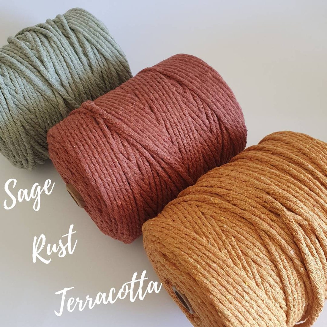 Macrame Cord BULK BUY 5 Rolls 30 Colours Available - Etsy Australia