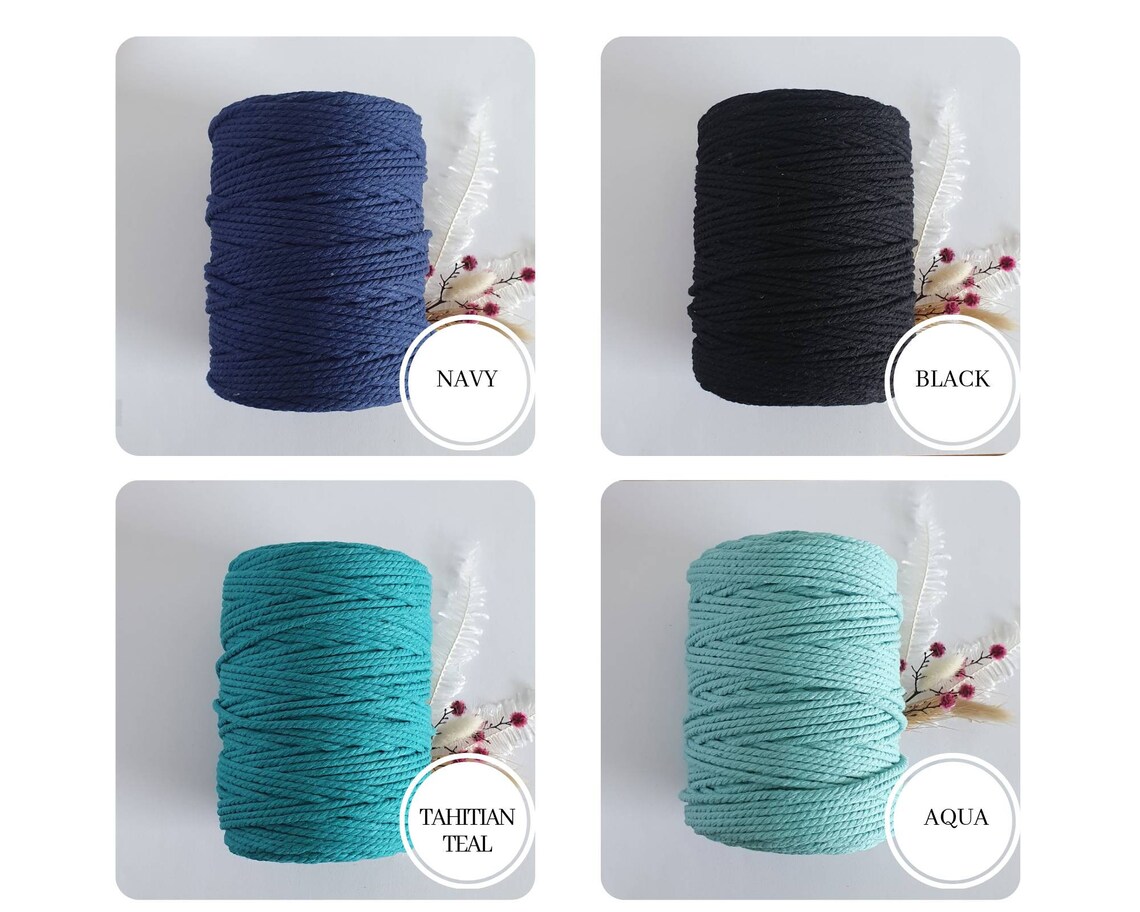 Macrame Cord BULK BUY 5 Rolls 30 Colours Available - Etsy Australia