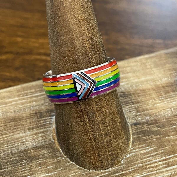 Transgender Pride Ring - Etsy
