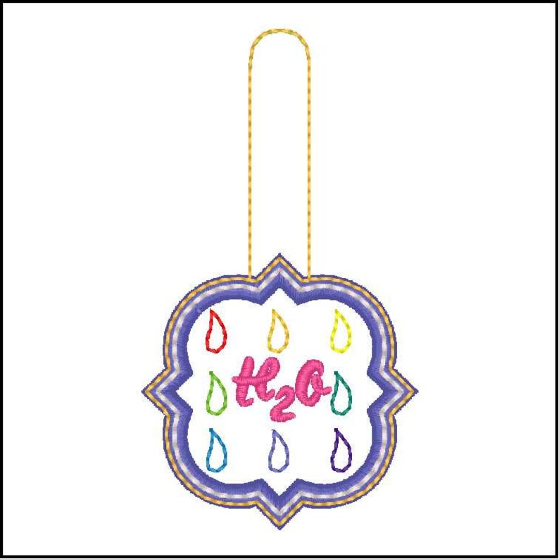 ITH Water Tracker Key Chain Design - Etsy New Zealand