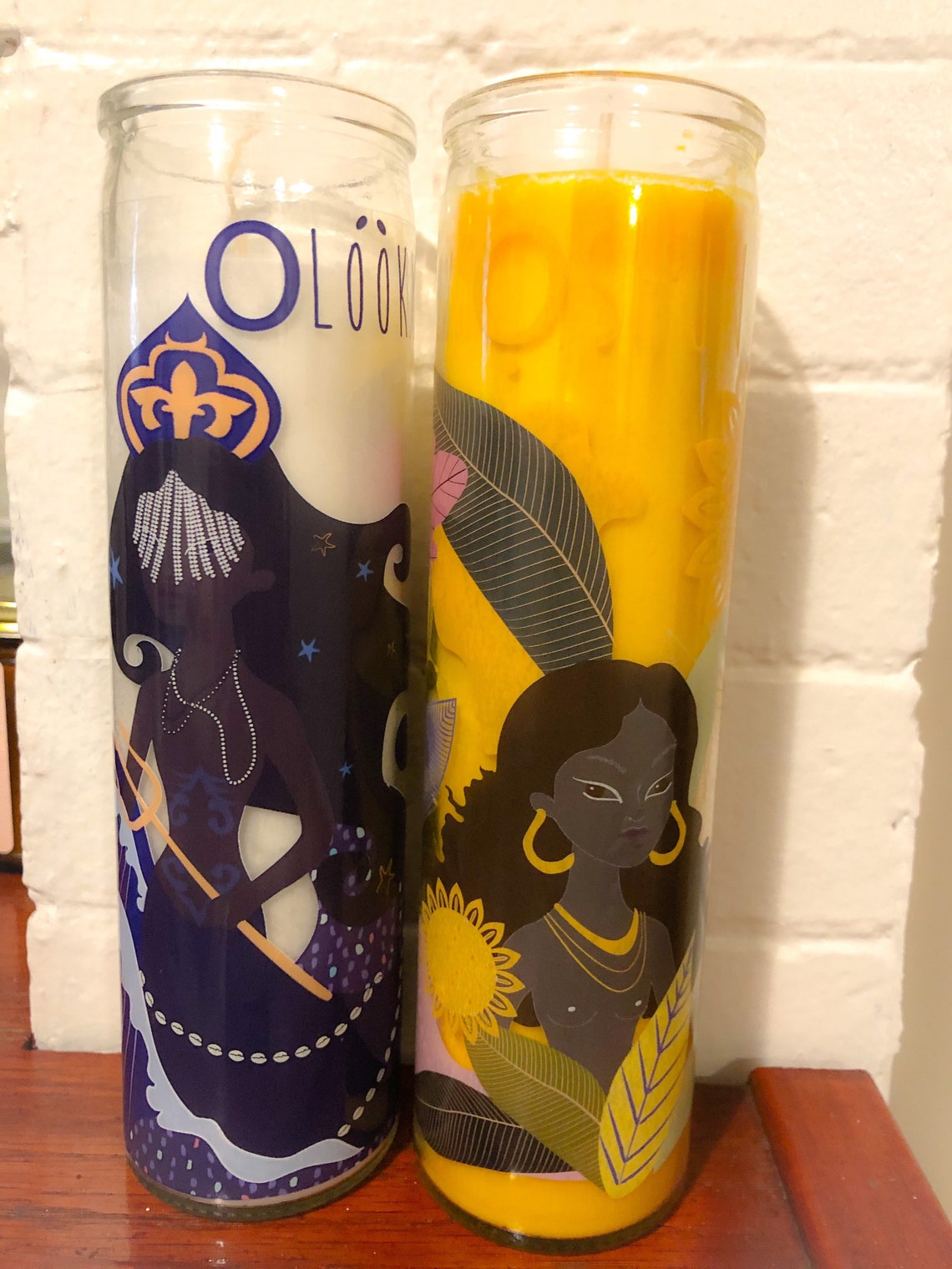 Olokun : Orisha Prayer Candle | Etsy