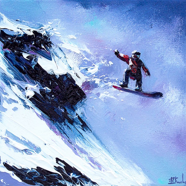 Snowboard Art - Etsy