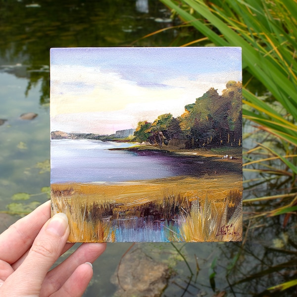 Miniature Landscape Painting - Etsy
