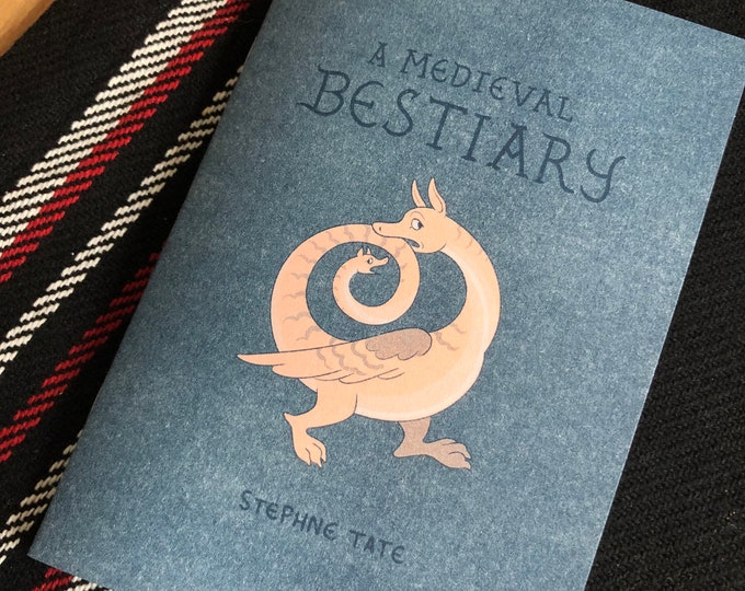 A Medieval Bestiary Risograph Zine - Etsy