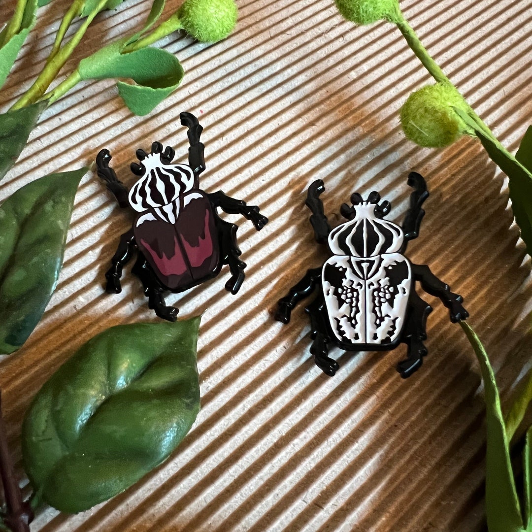 Goliath Beetle Soft Enamel Pins - Etsy
