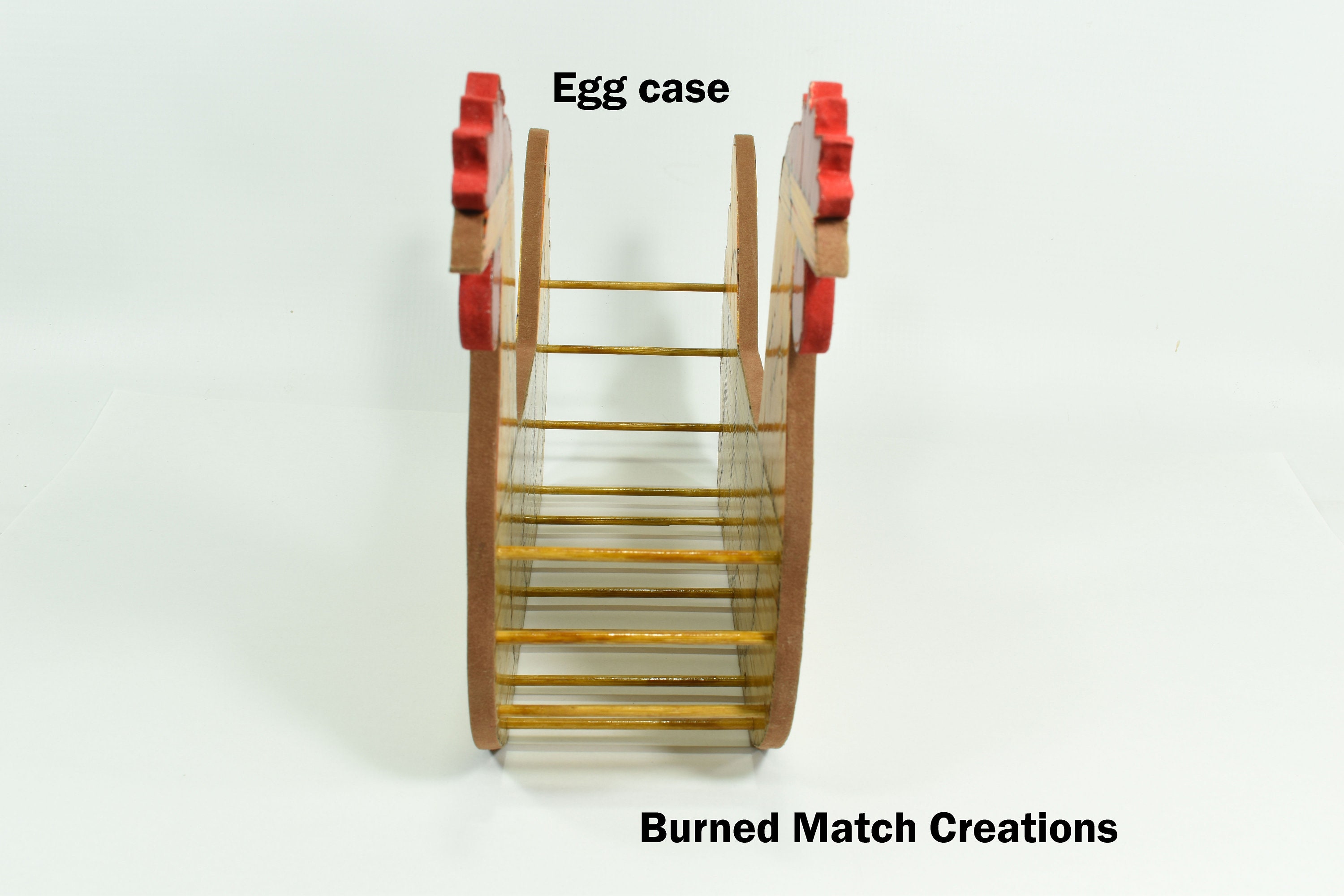 Handmade Egg Case Made From Burned Matchsticks, Case for Easter Eggs ...