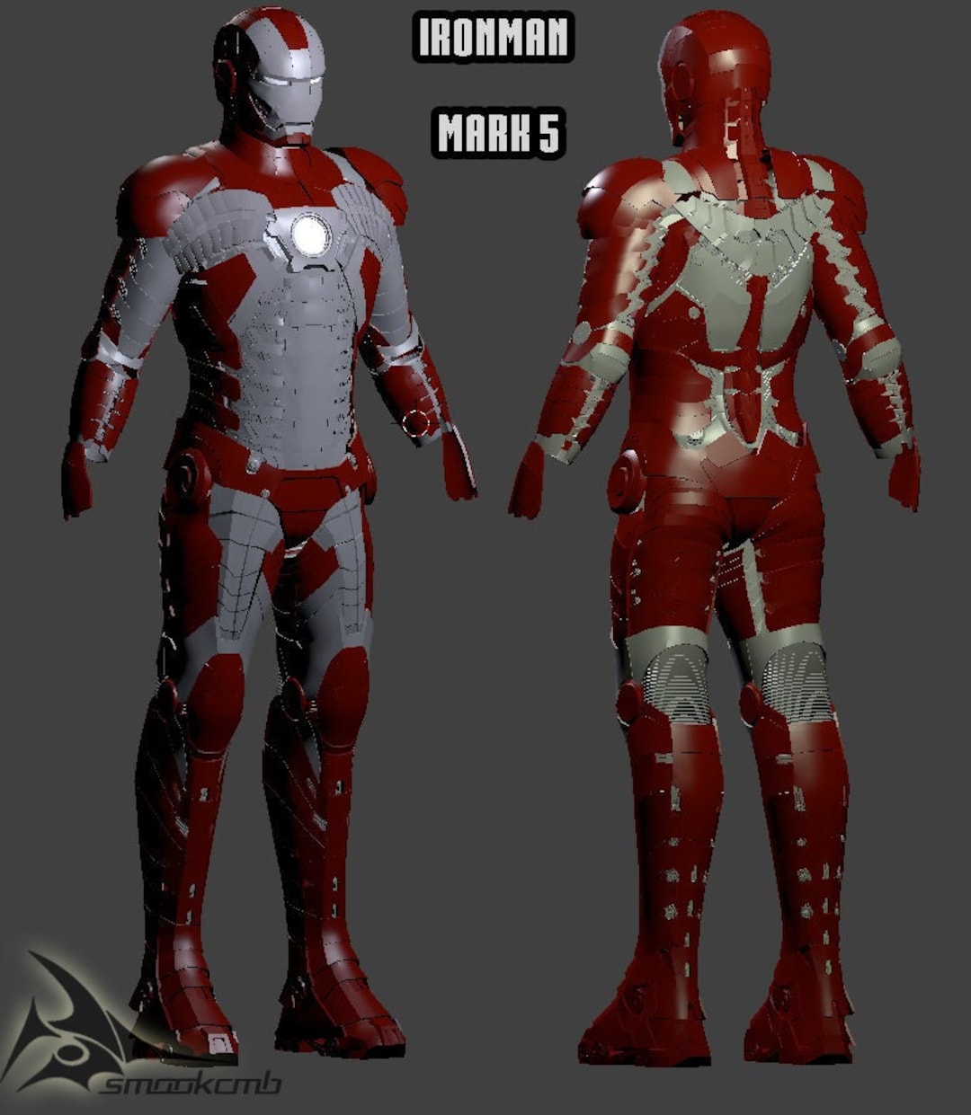 Iron Man Mark 5 Pepakura Files - Etsy
