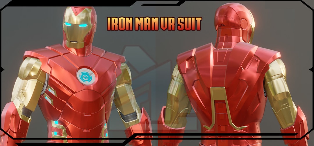 Iron Man VR SUIT PS4 Game FOAM Pepakura Files - Etsy