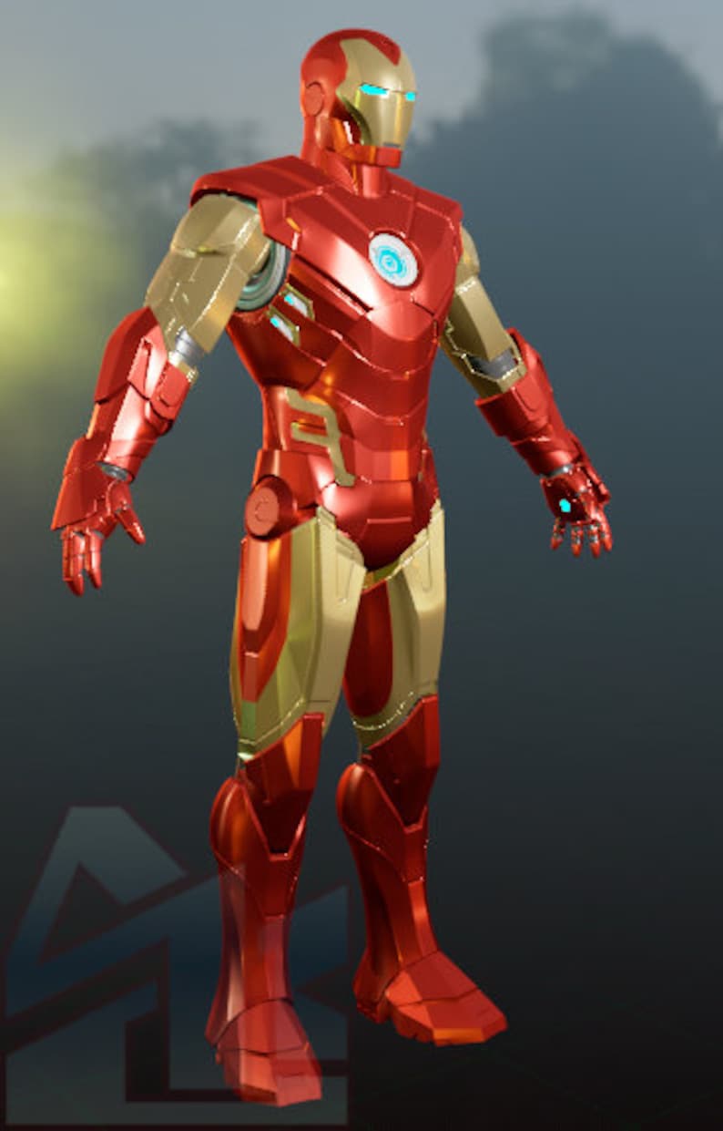 Iron Man VR SUIT (PS4 Game) - FOAM Pepakura Files - Etsy