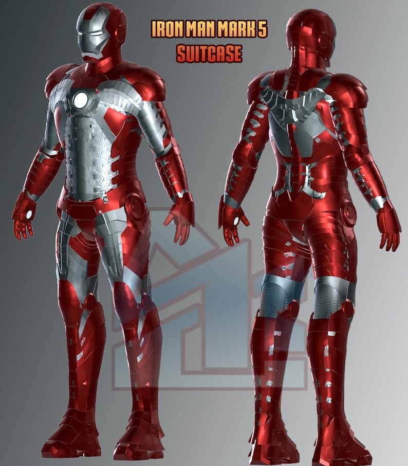 Iron Man Mark 5 - Pepakura FOAM Files - Etsy