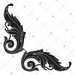 Corner Clipart, Vintage Ornate, Flourish Swirl, Border Svg, Corner Svg ...