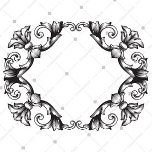 Digital Frames Svg, Borders Clip Art Svg, Digital Labels Vector, Basic ...