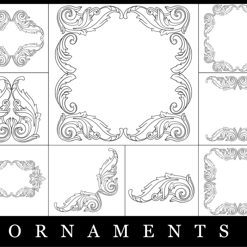 Ornate Digital Frame - Etsy